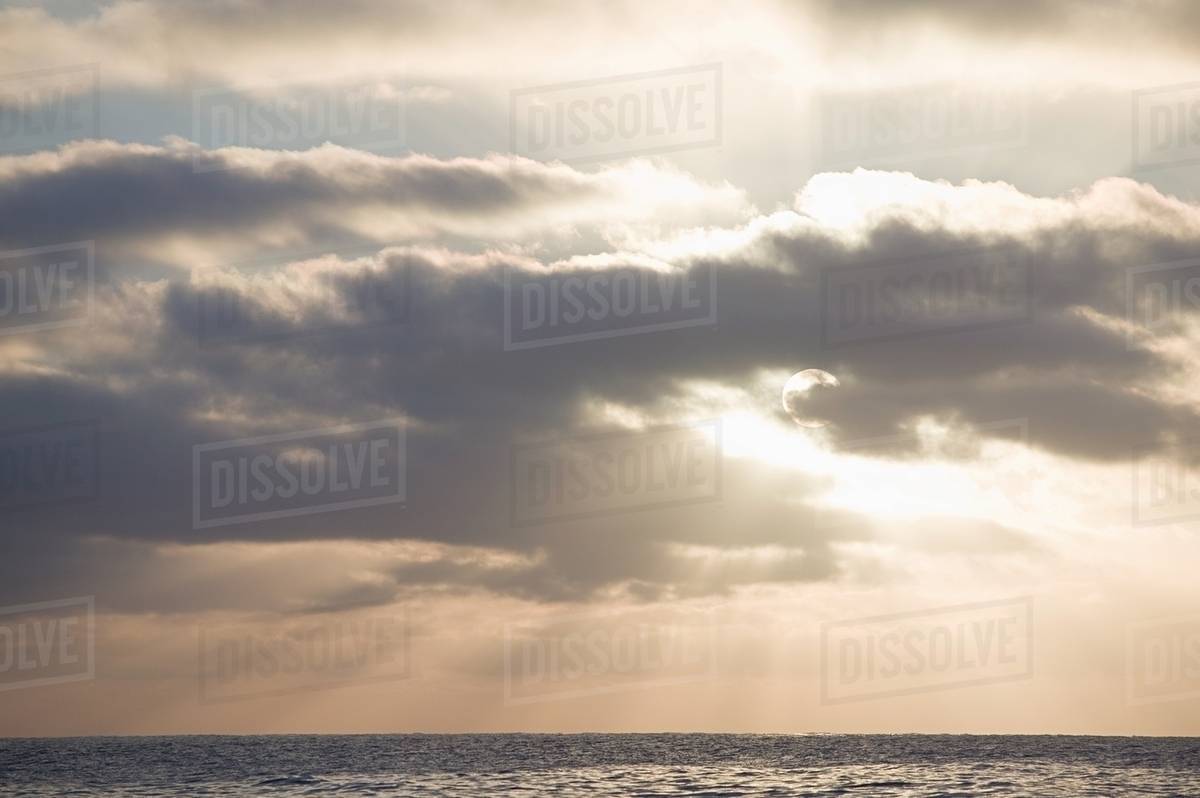 Dawn over sea - Royalty-free Stock Photo | Dissolve