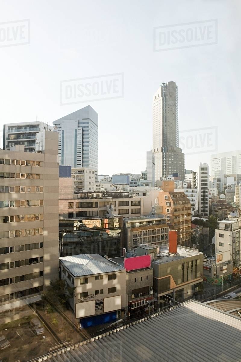 Tokyo buildings - Stock Photo - Dissolve