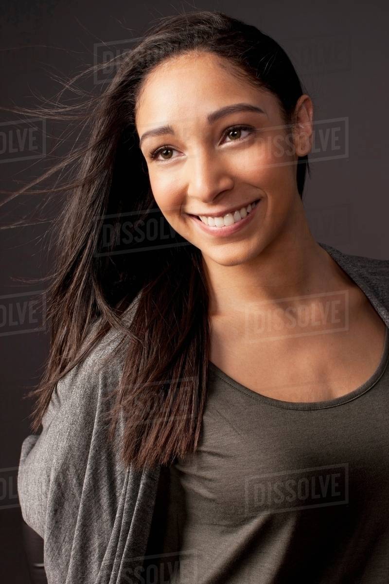 Close up of woman's smiling face - Royalty-free Stock Photo | Dissolve