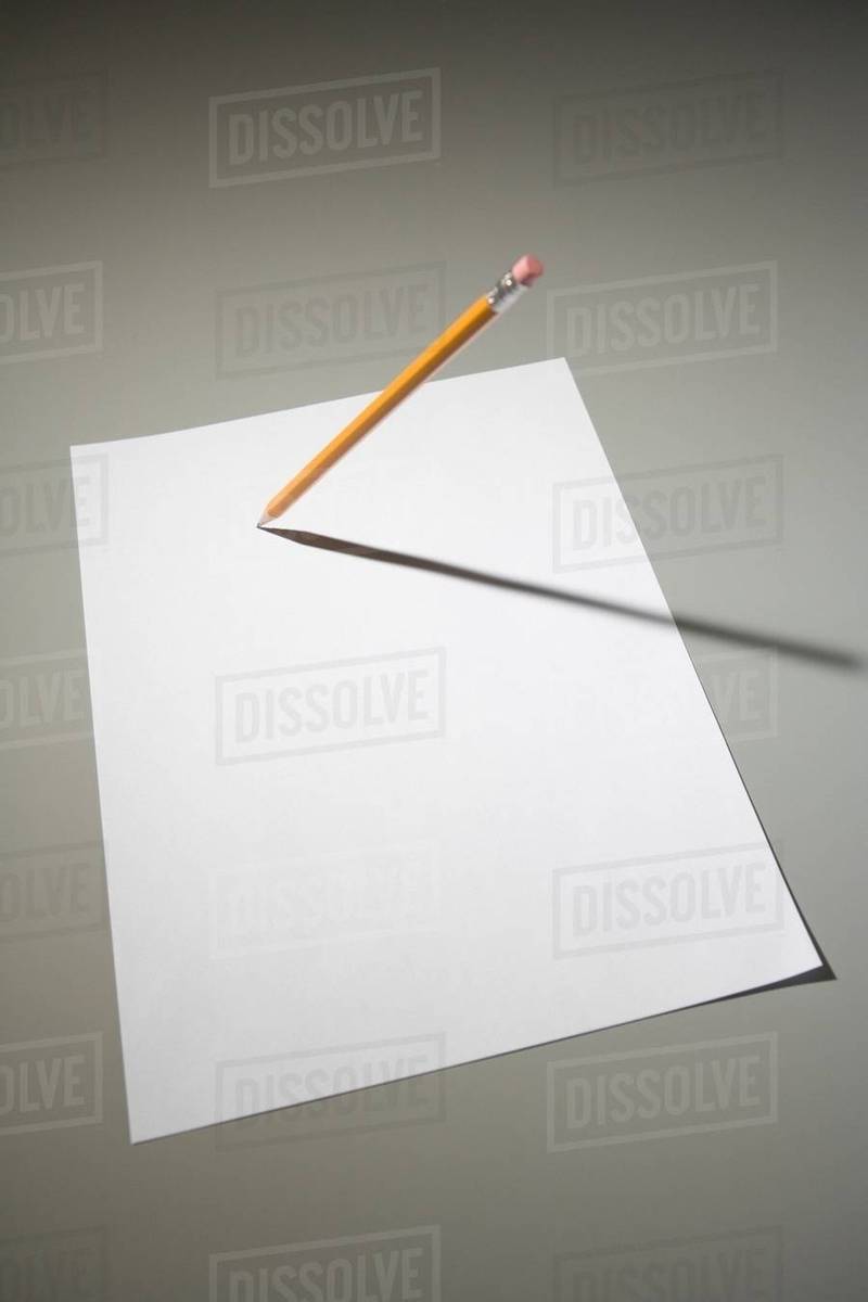 Pencil on paper - Royalty-free Stock Photo | Dissolve