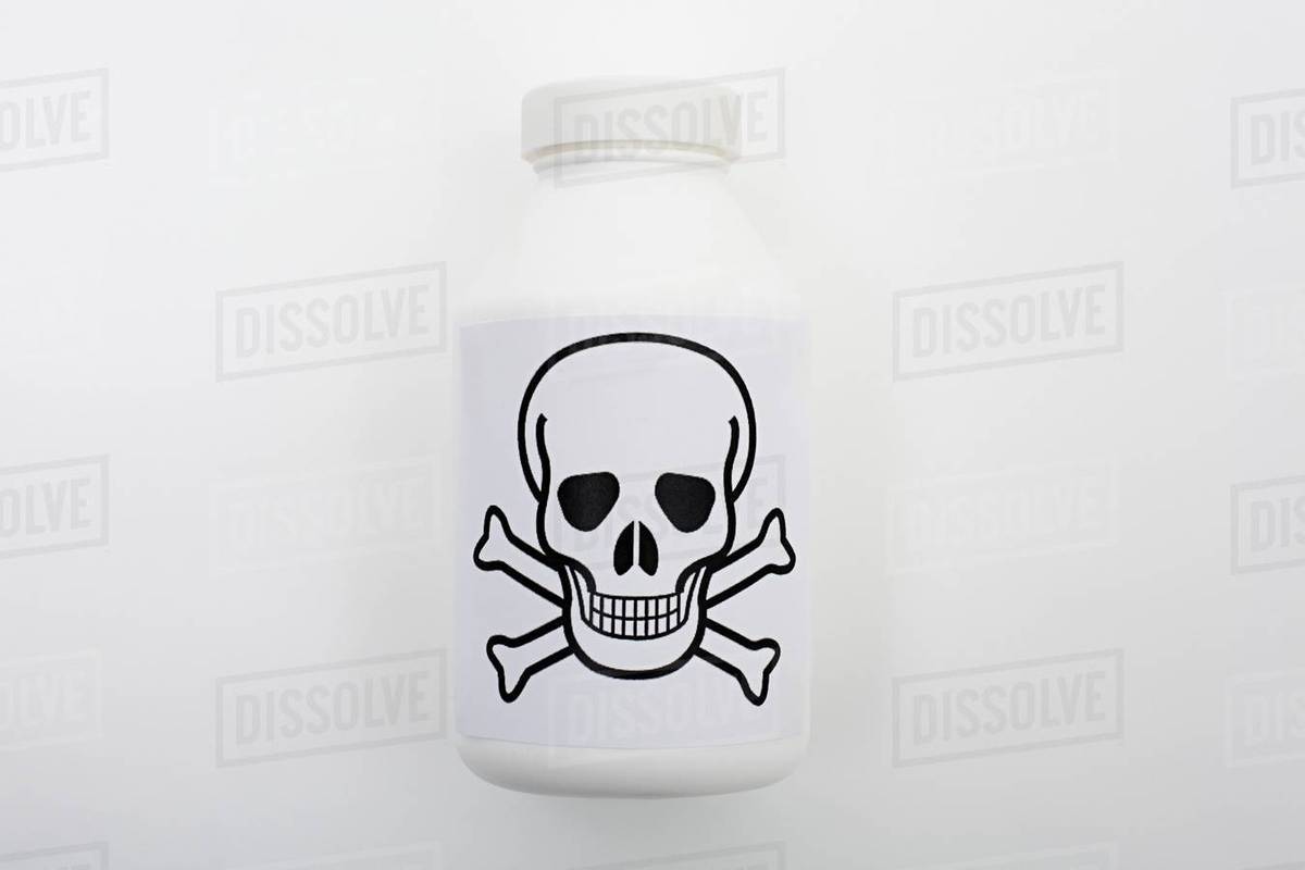 Bottle of poison - Royalty-free Stock Photo | Dissolve