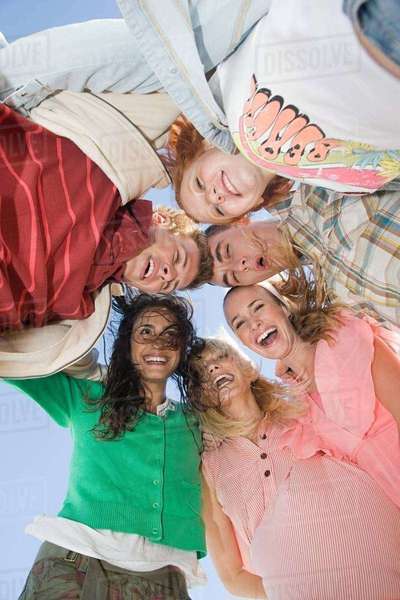 Portrait of friends - Royalty-free Stock Photo | Dissolve