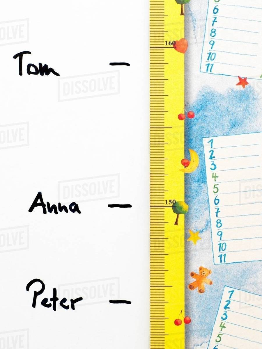 Height chart - Royalty-free Stock Photo | Dissolve