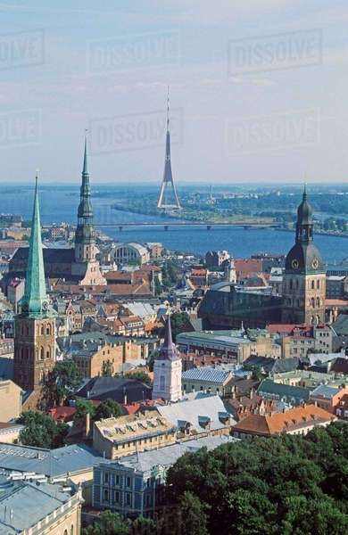 Riga cityscape - Royalty-free Stock Photo | Dissolve