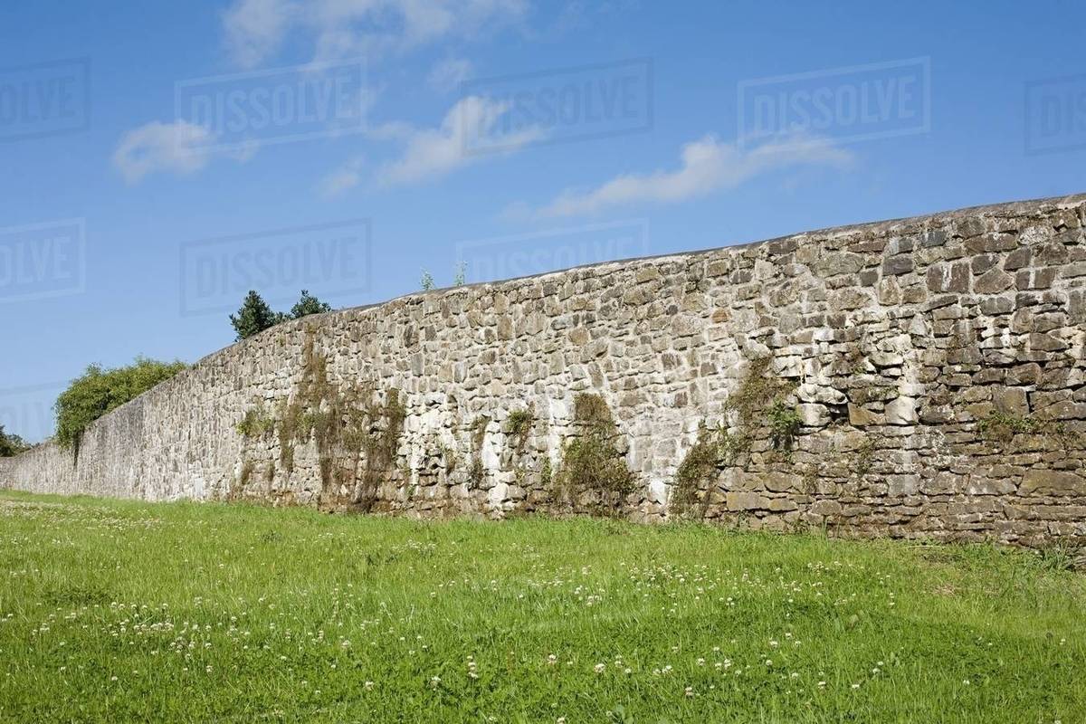 Large stone wall - Stock Photo - Dissolve