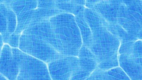 Bright blue water texture in pool. - Stock Video Footage - Dissolve