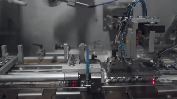 Chocolate factory, chocolate candies packaging process - Stock Video ...