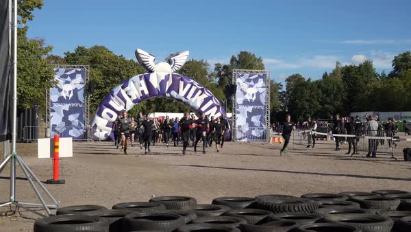 Helsinki, Finland - Sept, 10, 2022: Tough Viking is an international ...