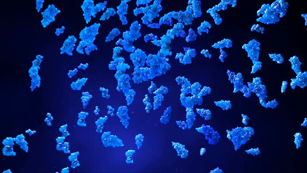 Enzymes, animation - Stock Video Footage - Dissolve