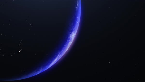 Beautiful Sunrise Over Earth Flight Over Earth Camera Tracking Sunrise ...