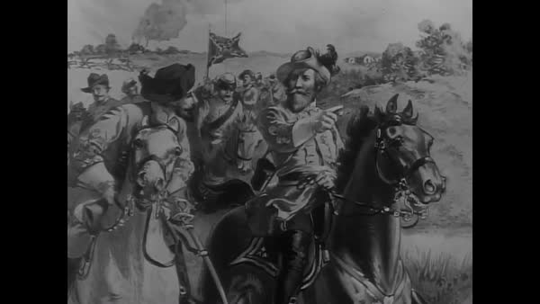 Confederate Major General J. E. B. Stuart, Union General Philip ...