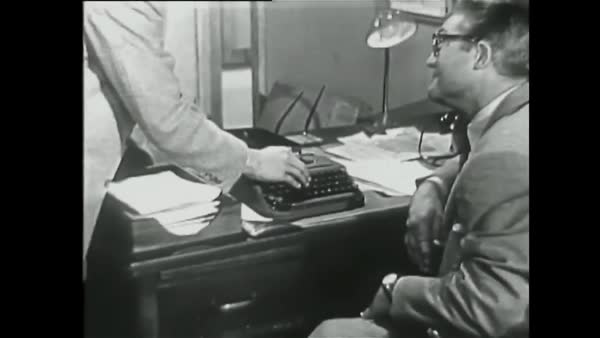 1954 - Jimmy Olsen shows Clark Kent and Lois Lane his new typewriter ...