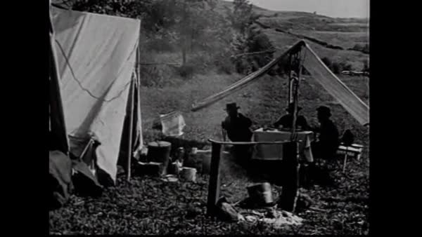 Thomas Edison, John Burroughs, Harvey Firestone and Henry Ford go ...