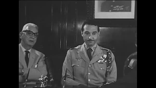 A translator gives an answer for General Rafael Trujillo to do with ...