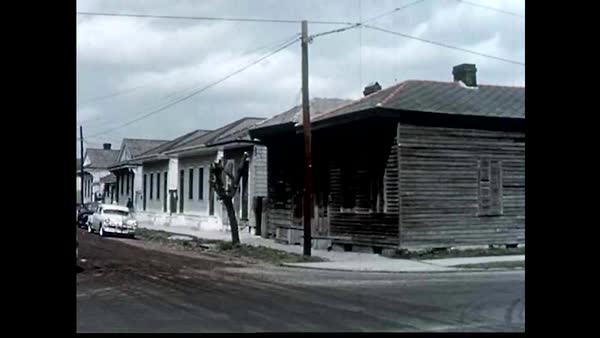 1950s clip presents examples of urban deterioration and urban renewal ...