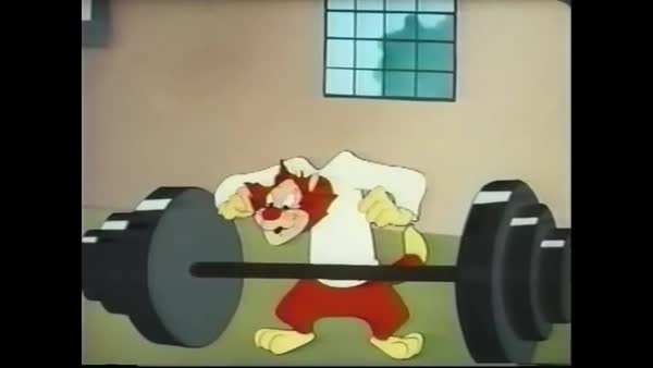 1955 - In this animated film, Herman the mouse turns exercise equipment ...