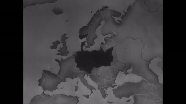1950 - An animated map shows how the Nazis expanded across Europe and ...