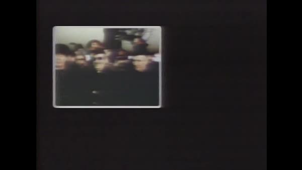 Ambassador Abdul Hakim Tabibi speaks and Mikhail Gorbachev is shown as ...