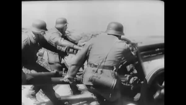 1940s - Generals Rommel and von Rundstedt inspect artillery and ...