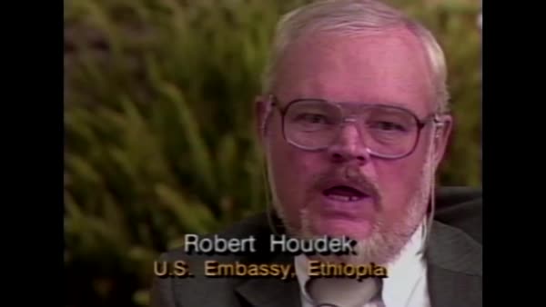 1988 - American diplomat Robert Houdek and Shimelis Adugna, Ethiopia's ...