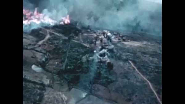 1968 - Air Force F-4 and F-100 aircraft drop bombs and napalm on enemy ...