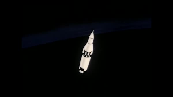 An animation shows the flight of the Pioneer 3 spin stabilized ...