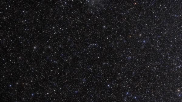 Flying through the stars in space. Galaxy exploration through outer ...