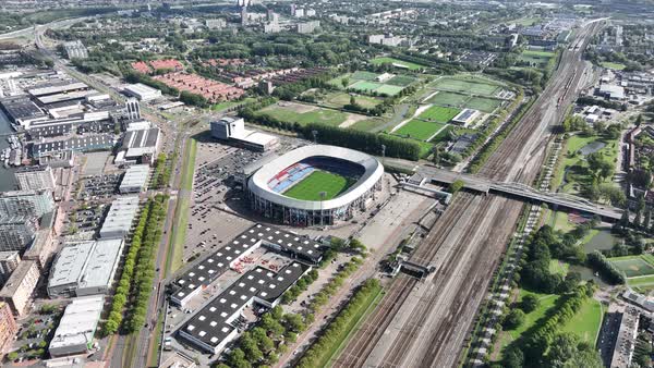 Rotterdam, 17th of September 2022, The Netherlands. Stadion Feijenoord ...