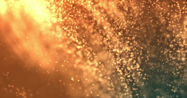 Seamless golden glittering particle background in 4K - 4K Royalty-free ...
