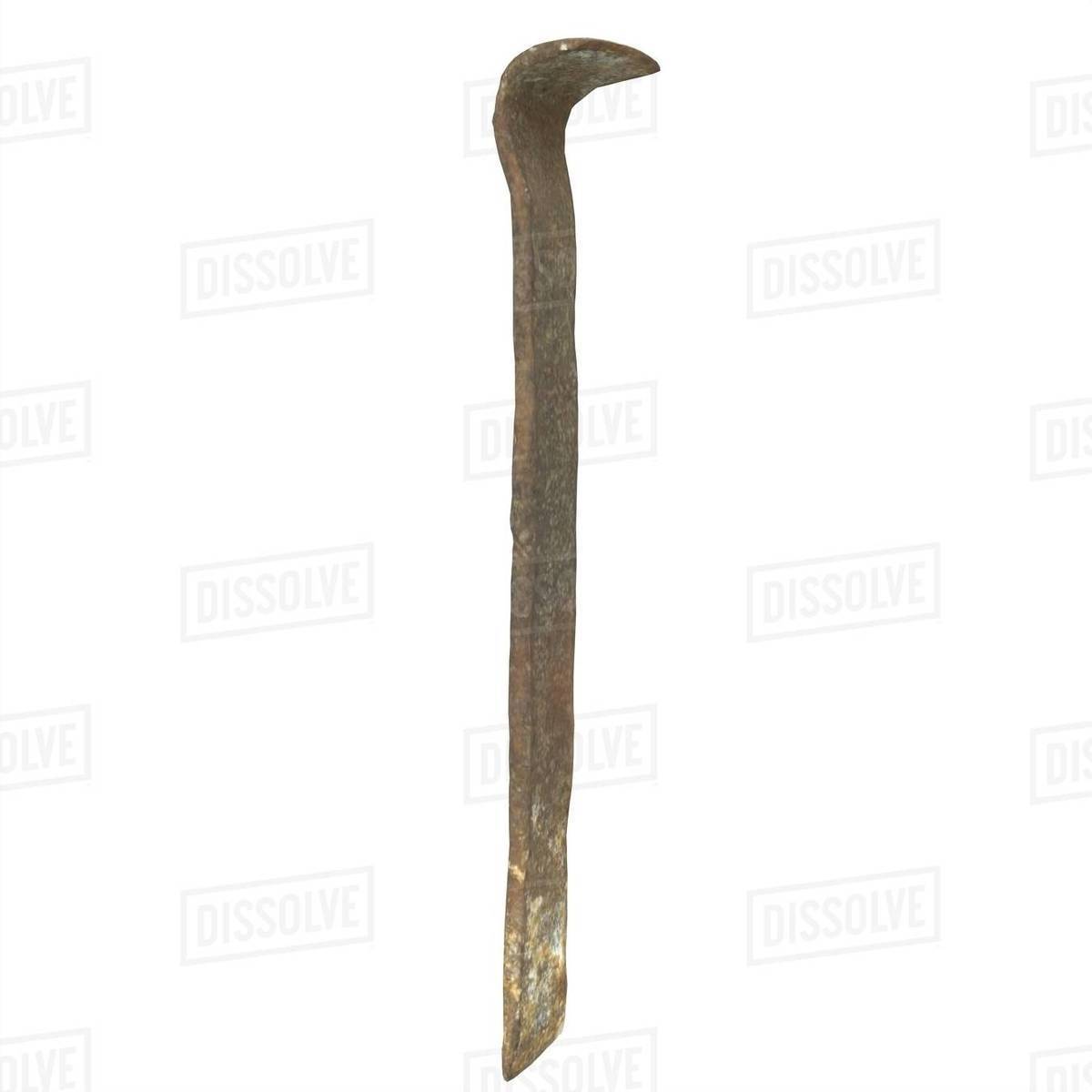 Crowbar isolated on white background. High quality 3d illustration ...