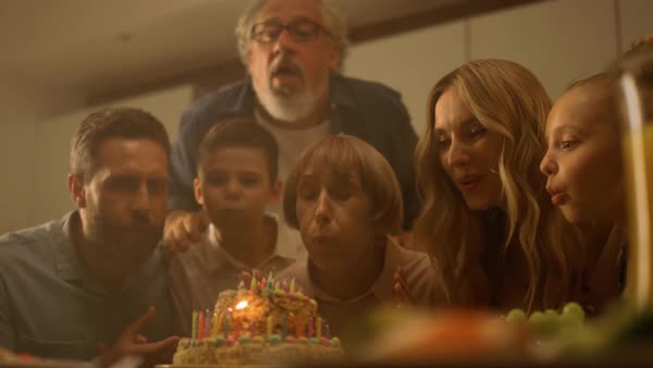 Clipped scenes have no model releases, and recorded on birthday party ...