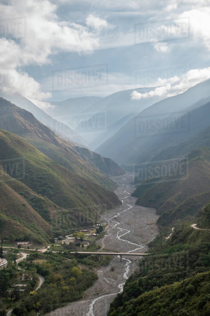 Termas de Reyes viewpoint in the province of Jujuy in the Argentine ...