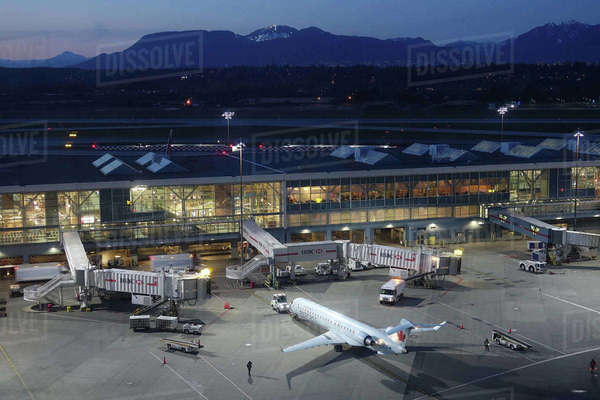 VANCOUVER INTERNATIONAL AIRPORT, CANADA, MARCH 2018: DRONE: Commercial ...