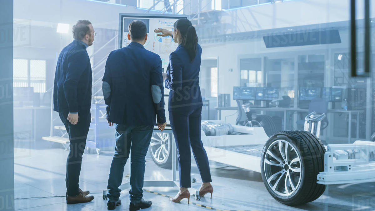 Diverse Team of Design Engineers are Working and Discussing Something ...