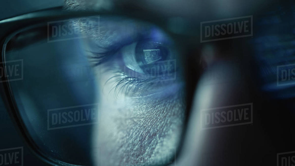 Close-up Portrait of Software Engineer Working on Computer - Royalty ...