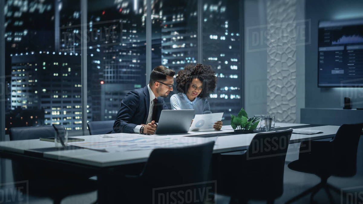 Business Meeting of Two Managers - Royalty-free Stock Photo | Dissolve