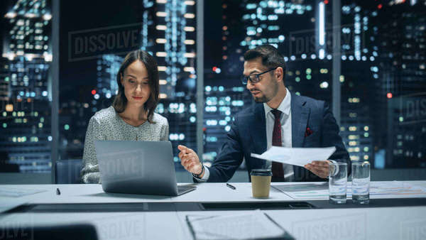 Business Meeting of Two Managers - Royalty-free Stock Photo | Dissolve