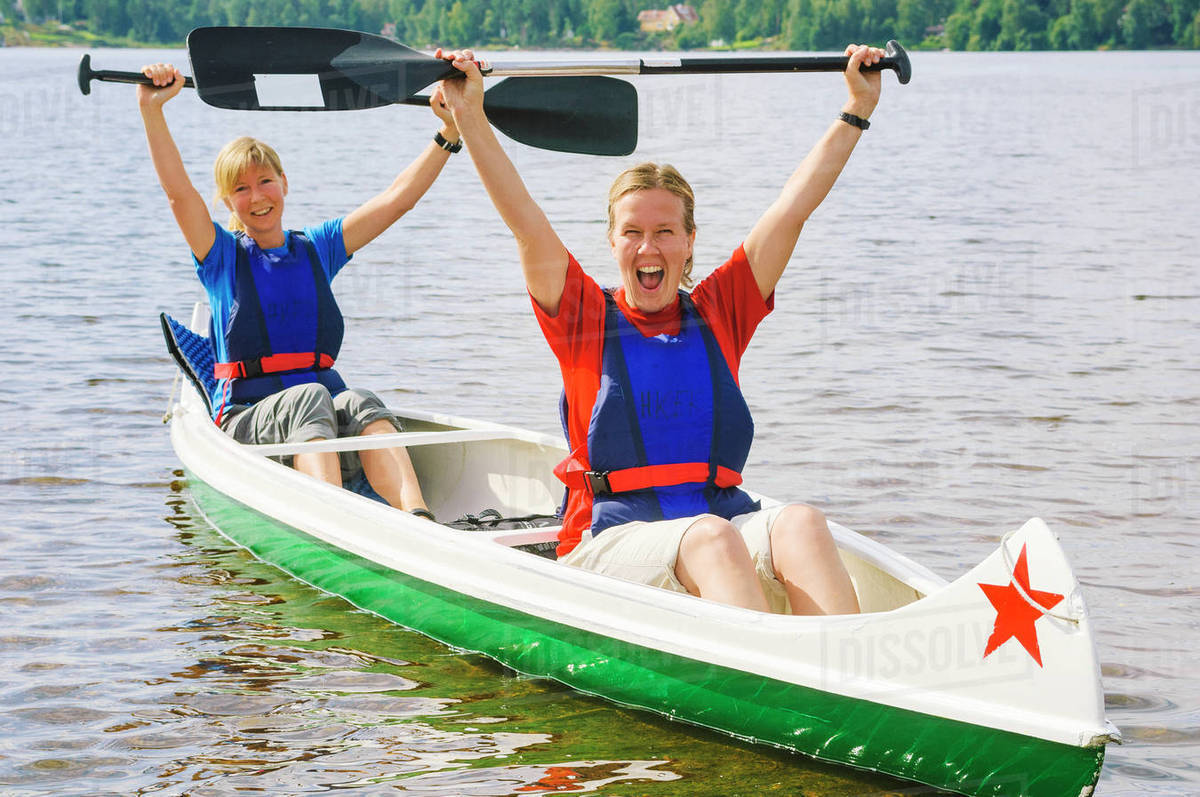 Women kayaking - Royalty-free Stock Photo | Dissolve