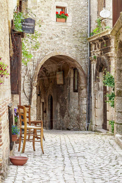 Old stone buildings - Stock Photo - Dissolve