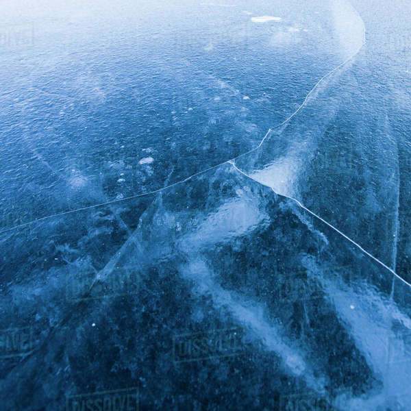 Ice on water - Stock Photo - Dissolve