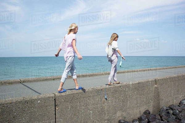 Girls at sea - Royalty-free Stock Photo | Dissolve