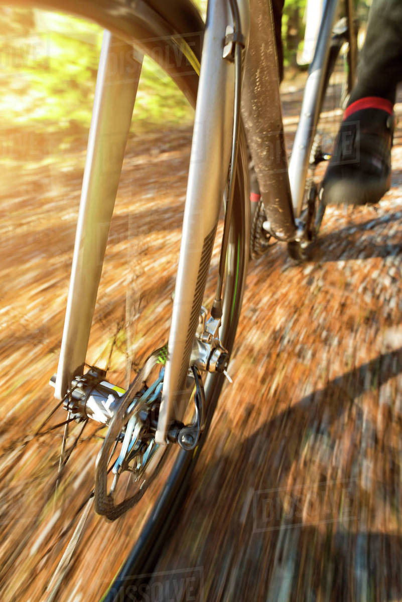 Close-up of bicycle - Stock Photo - Dissolve