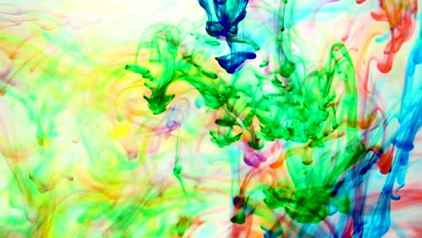 Colored ink dripping in water abstract background - Stock Video Footage ...