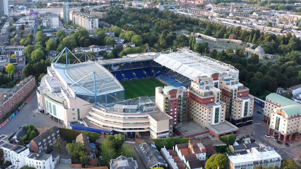 Chelsea Football Club Stadium Stamford Bridge Stadium Aerial View ...