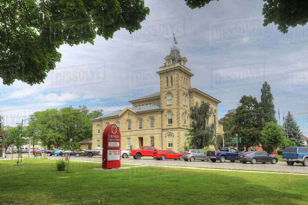 View of Town Hall in Simcoe, Ontario, Canada - Royalty-free Stock Photo ...