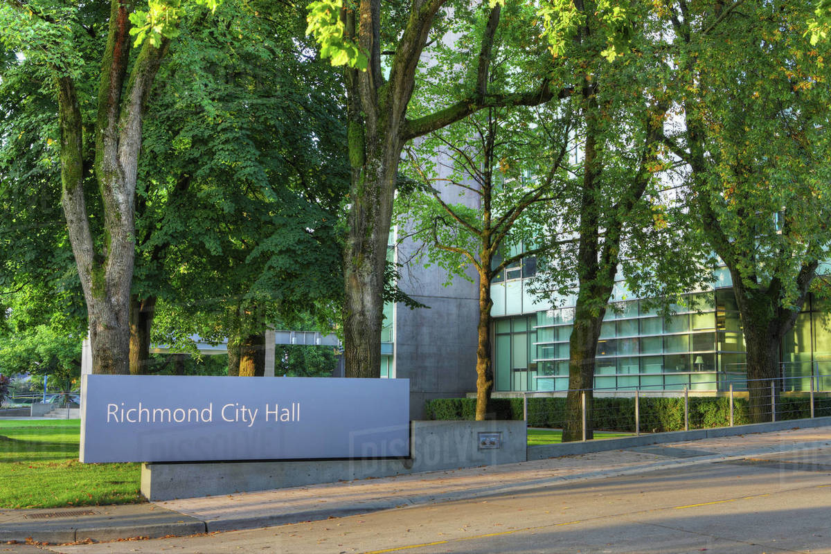 The City Hall in Richmond, British Columbia - Royalty-free Stock Photo ...