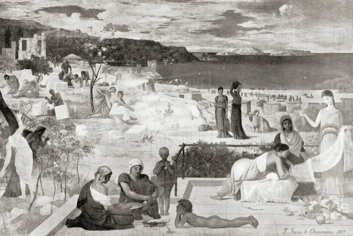 The Greek colony of Massalia, modern day Marseille, France, founded c ...