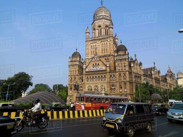 Bmc Building And Busy Street - Stock Photo - Dissolve