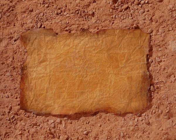 Paper On Dirt - Royalty-free Stock Photo | Dissolve