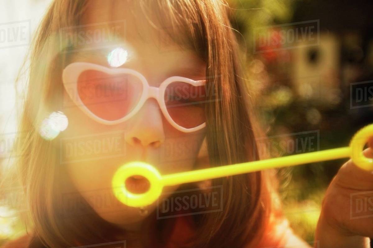 Blowing Bubbles - Royalty-free Stock Photo | Dissolve